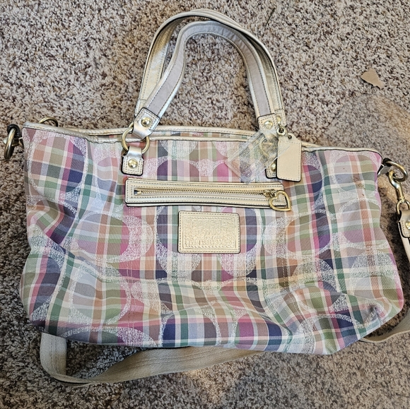 Coach | Bags | Vintage Coach Plaid Bag | Poshmark